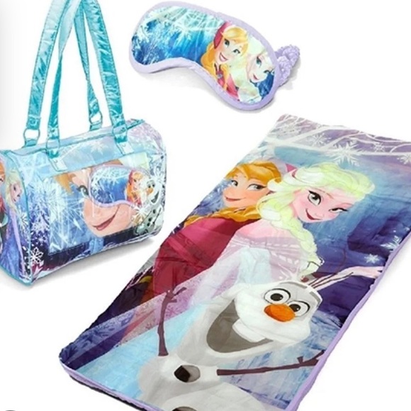 Disney | Other | Disney Frozen Sleepover Set With Anna Elsa Olaf ...